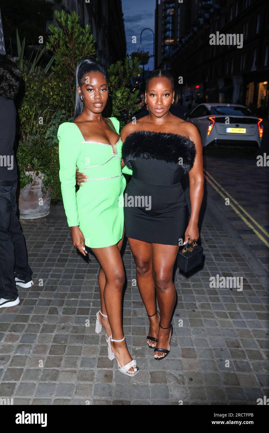 London, UK. 13th July, 2023. Teja Wallen and Jamelia attends the ...