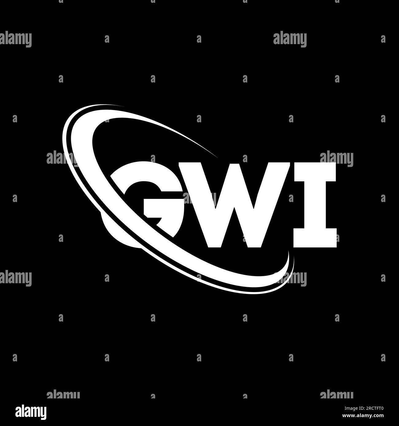 GWI logo. GWI letter. GWI letter logo design. Initials GWI logo linked ...