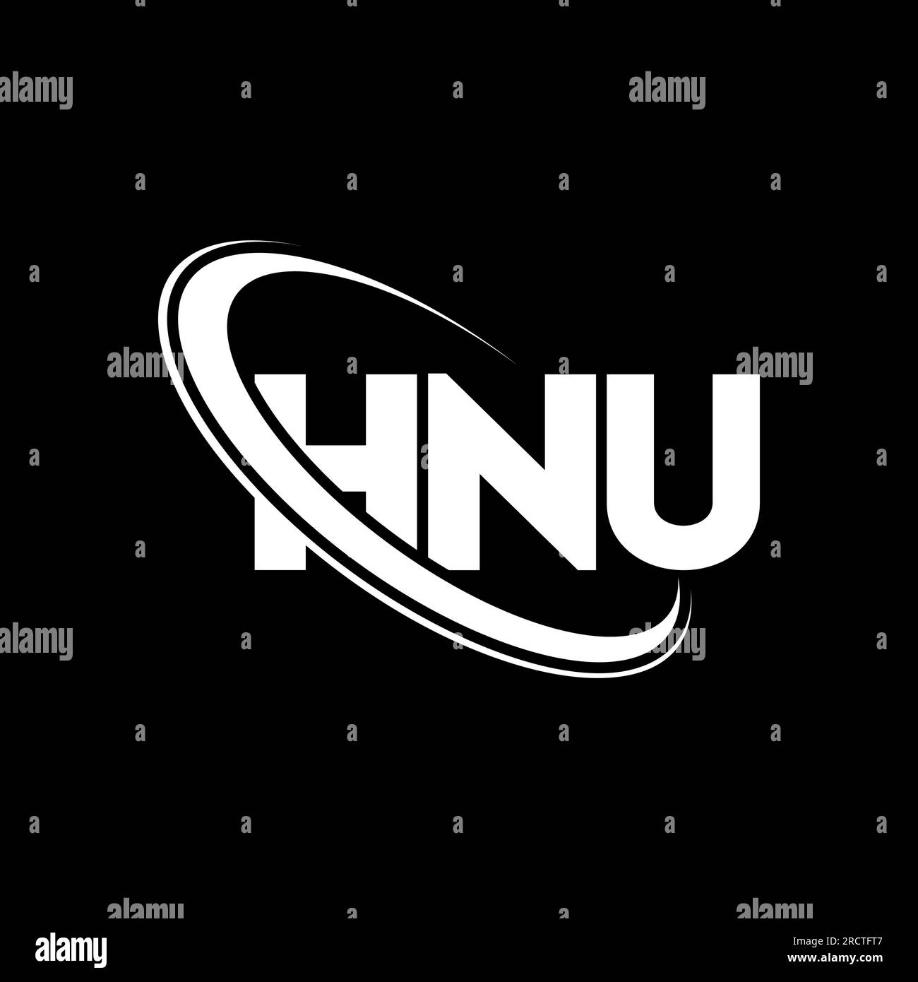 Hnu logo design hi-res stock photography and images - Alamy