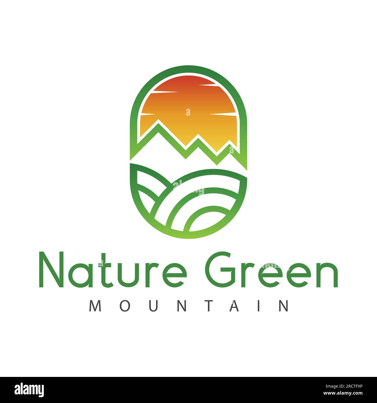 Green water green mountains Cut Out Stock Images & Pictures - Alamy