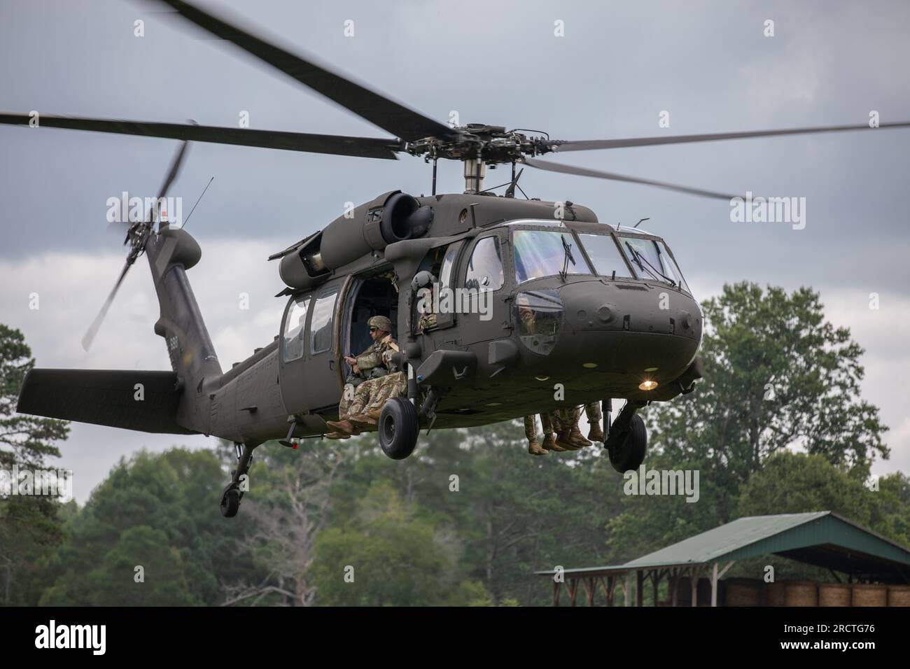 A U.S. Army UH-60 Black Hawk Helicopters, assigned to Charlie Company ...
