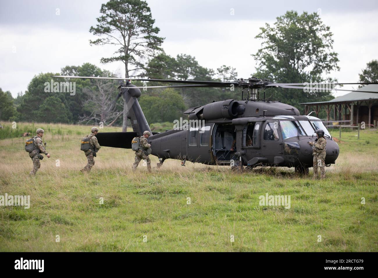 A group of U.S. Army Rangers, assigned to the 5th Ranger Training ...