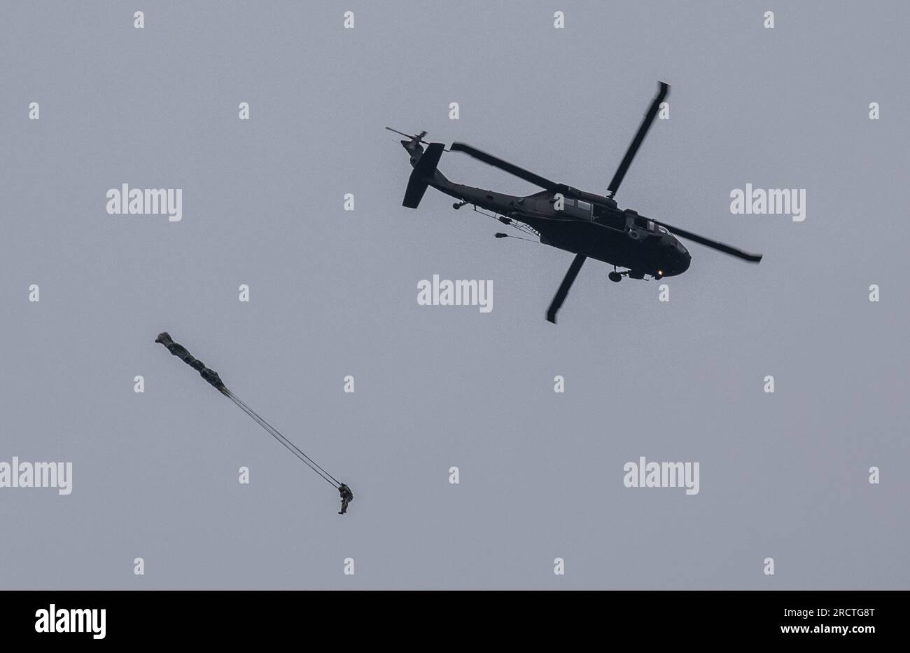 A U.S. Army UH-60 Black Hawk Helicopters, assigned to Charlie Company ...