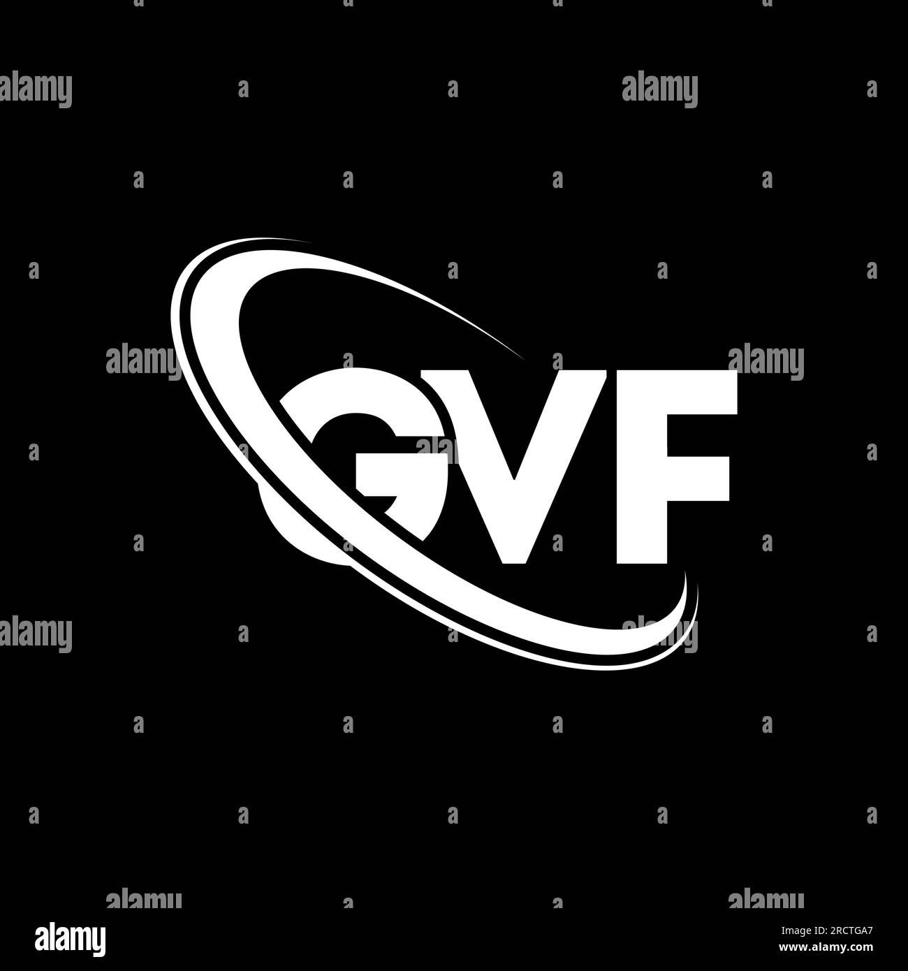 GVF logo. GVF letter. GVF letter logo design. Initials GVF logo linked ...
