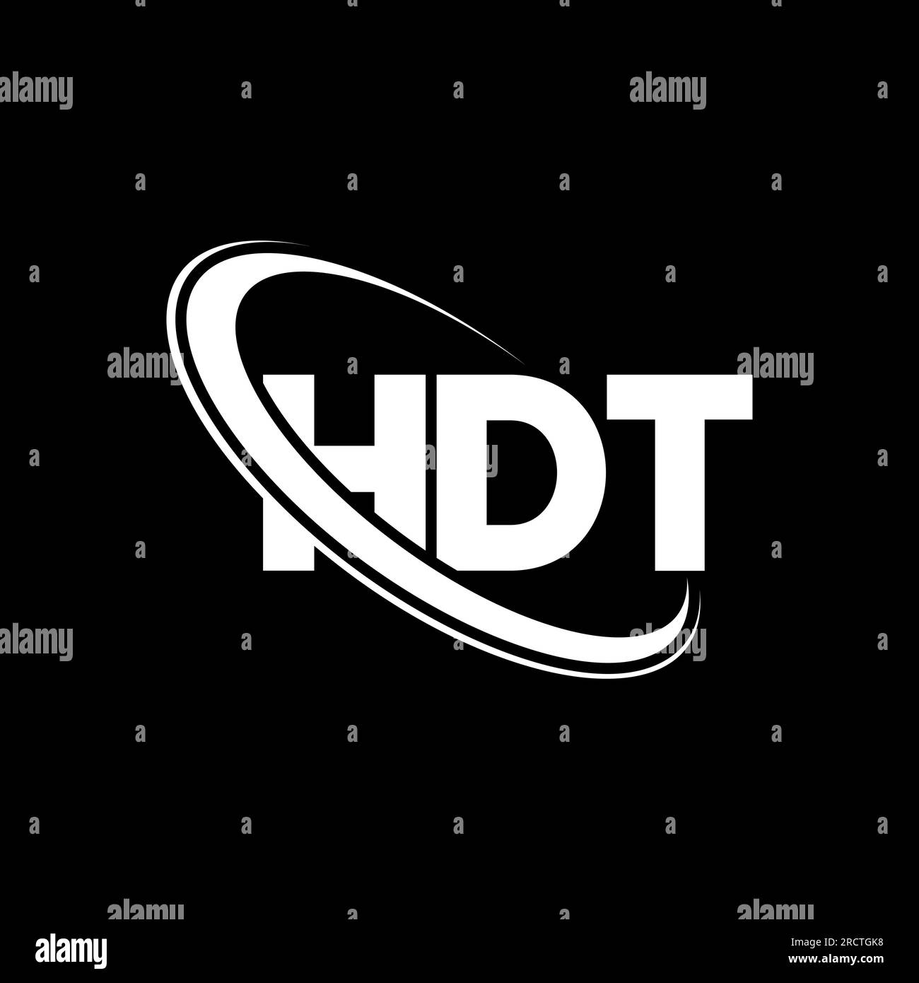 HDT logo. HDT letter. HDT letter logo design. Initials HDT logo linked ...