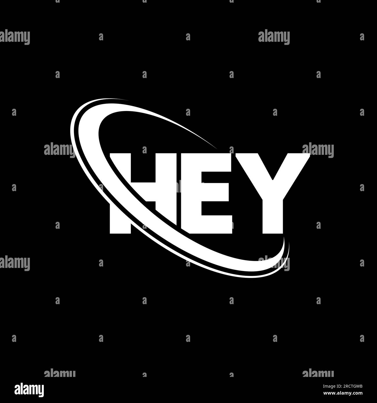 Hey circle logo hi-res stock photography and images - Alamy