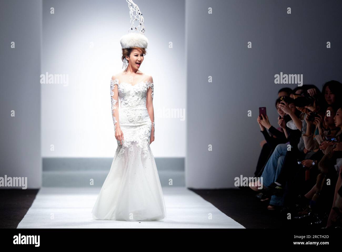 SHANGHAI, CHINA - APRIL 14, 2012 - (FILE) Singer Coco Lee walks for ...