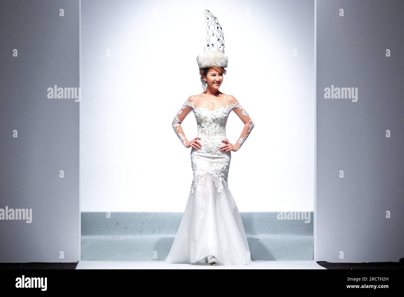 SHANGHAI, CHINA - APRIL 14, 2012 - (FILE) Singer Coco Lee walks for ...