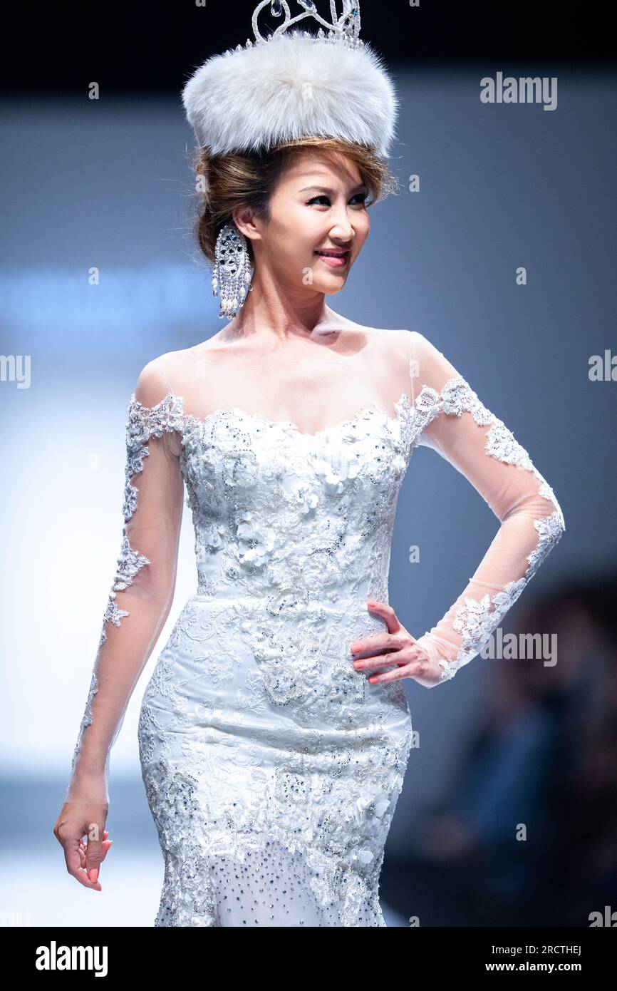 SHANGHAI, CHINA - APRIL 14, 2012 - (FILE) Singer Coco Lee walks for ...