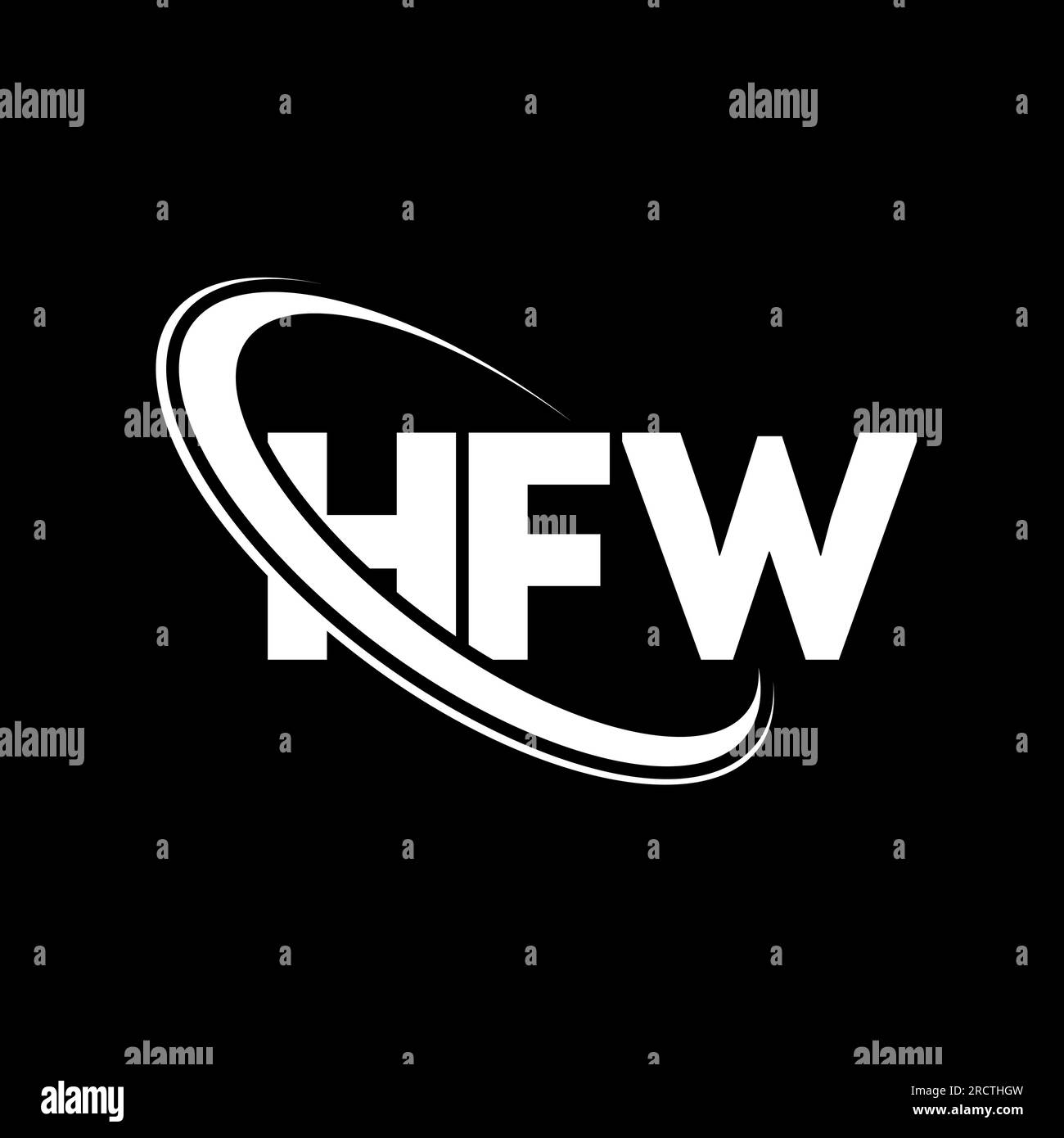 Hfw minimalist logo hi-res stock photography and images - Alamy