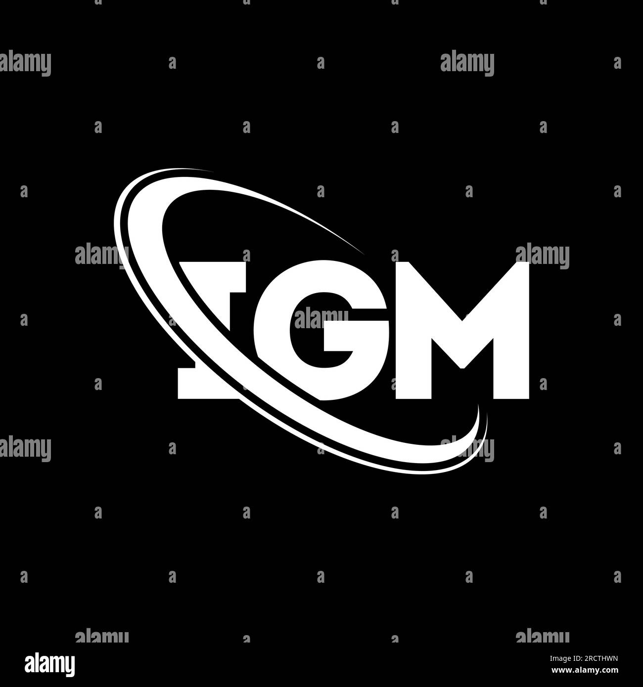 IGM logo. IGM letter. IGM letter logo design. Initials IGM logo linked ...