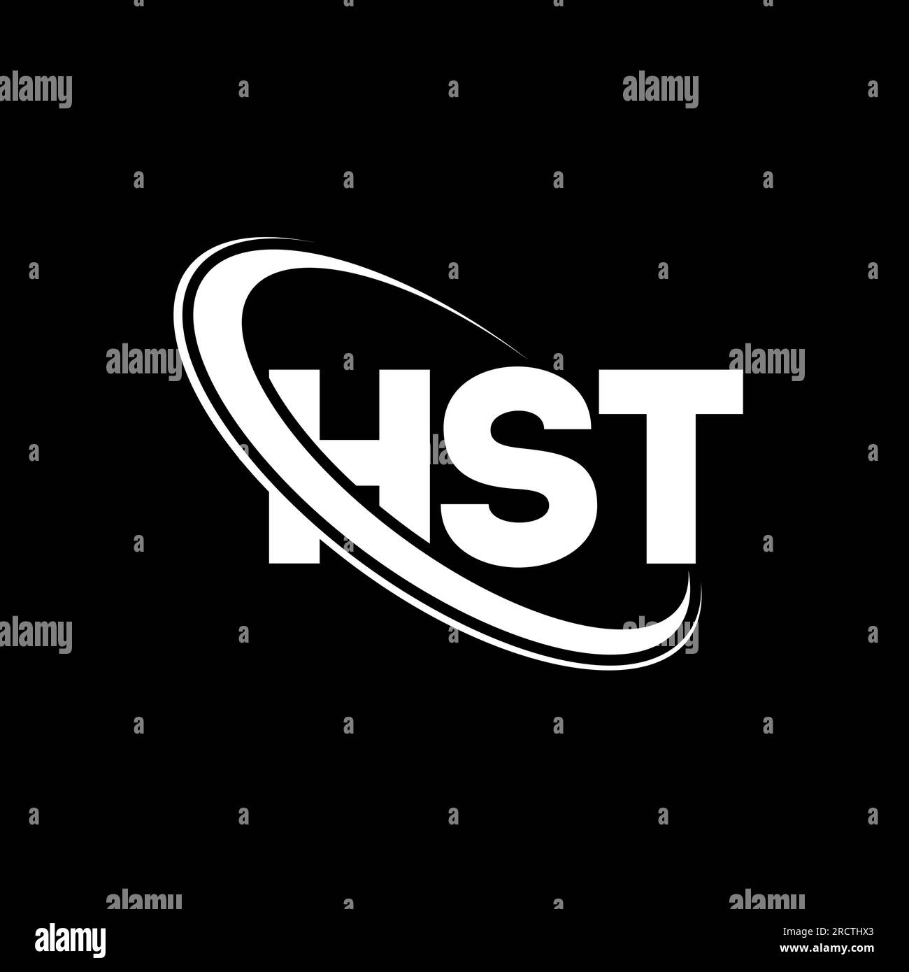 HST logo. HST letter. HST letter logo design. Initials HST logo linked ...