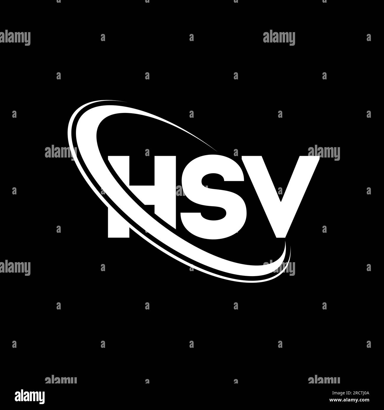 HSV logo. HSV letter. HSV letter logo design. Initials HSV logo linked ...