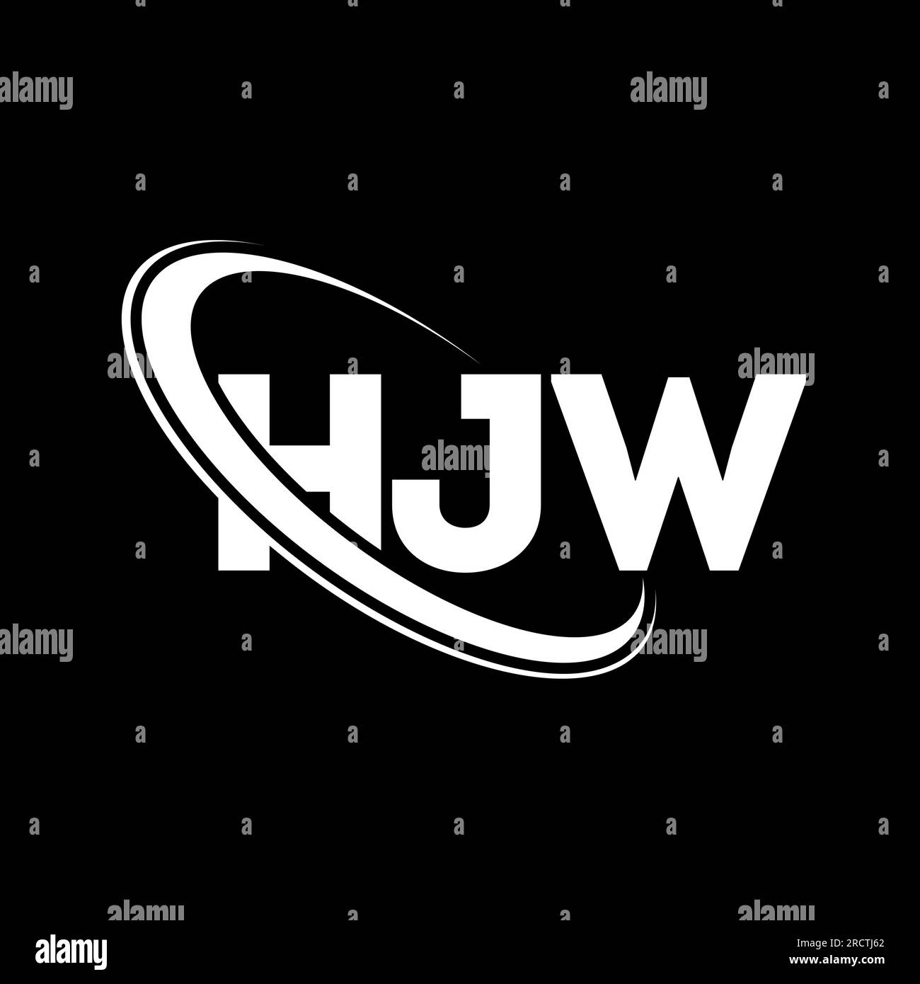 Hjw logo design hi-res stock photography and images - Alamy