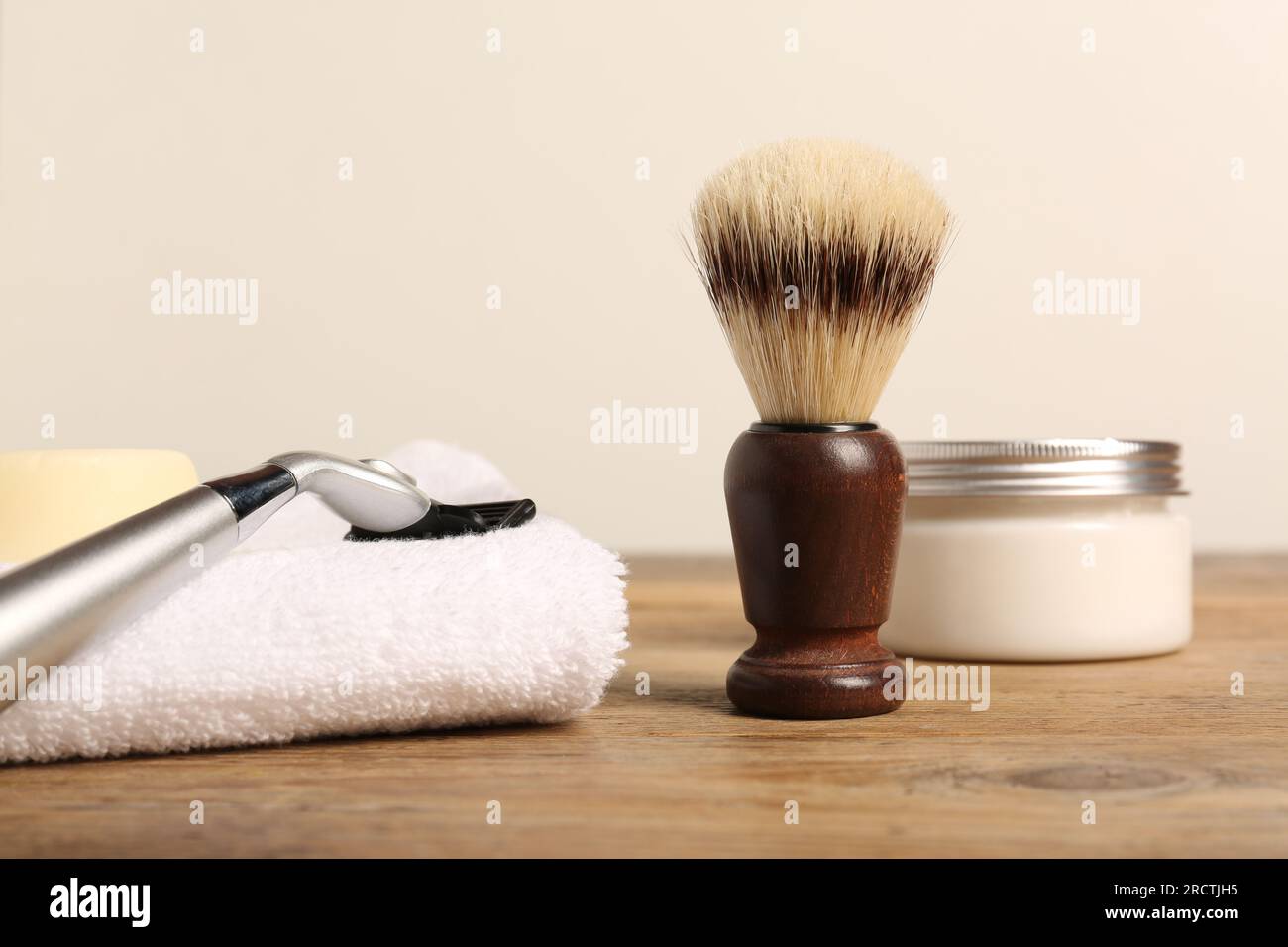 Towel set hairdresser tools hi-res stock photography and images - Alamy