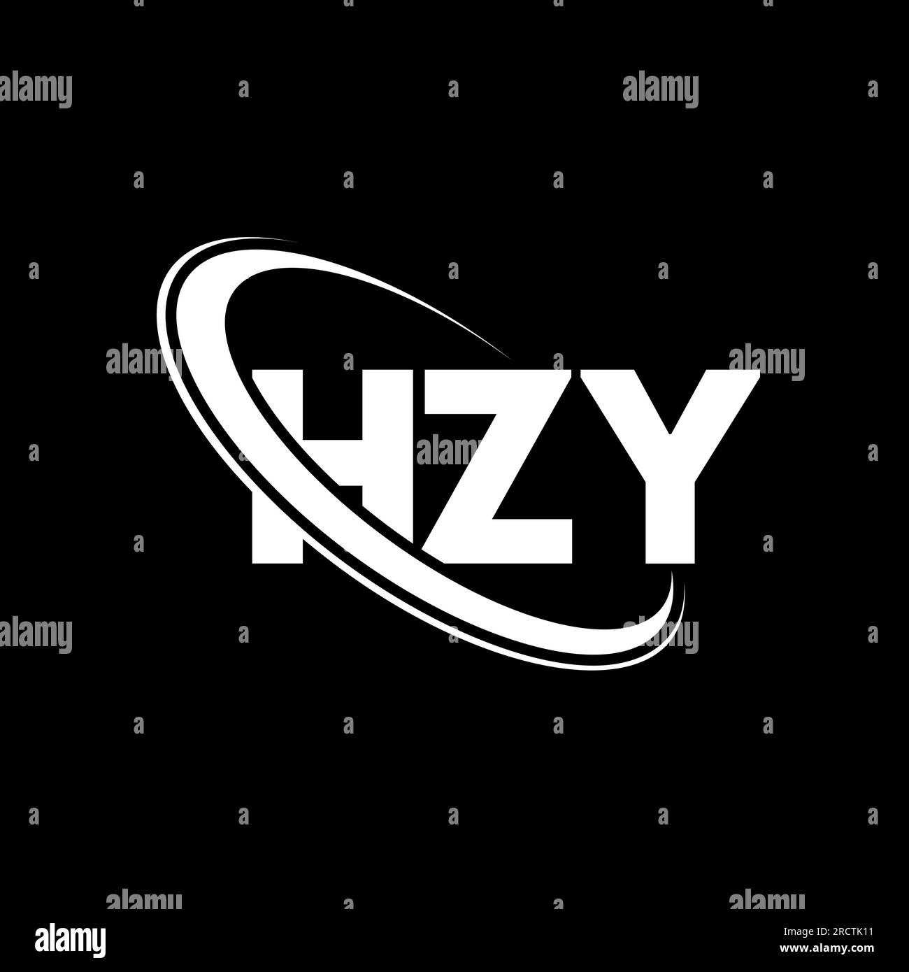 Hzy circle logo Stock Vector Images - Alamy