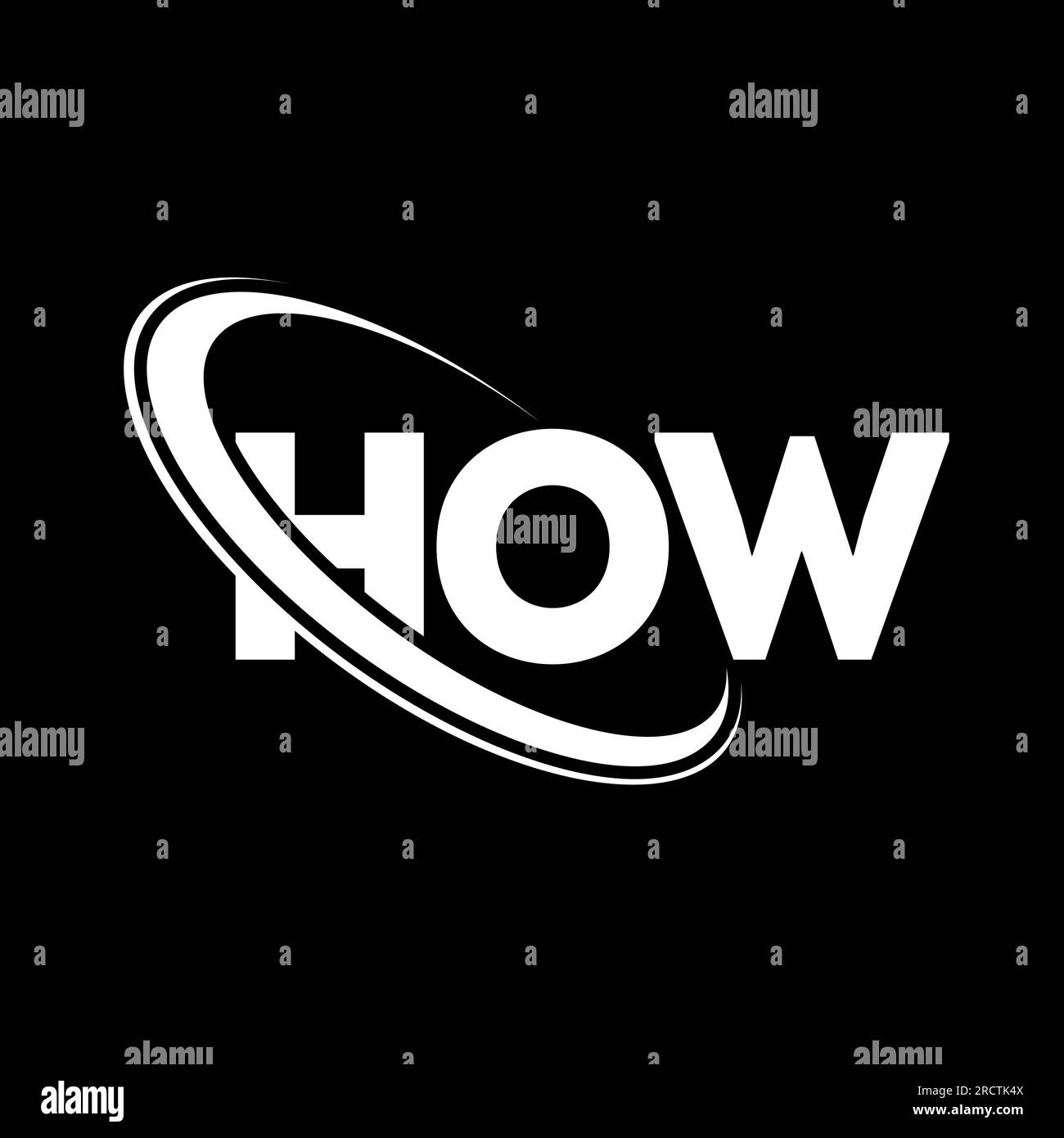 HOW logo. HOW letter. HOW letter logo design. Initials HOW logo linked ...