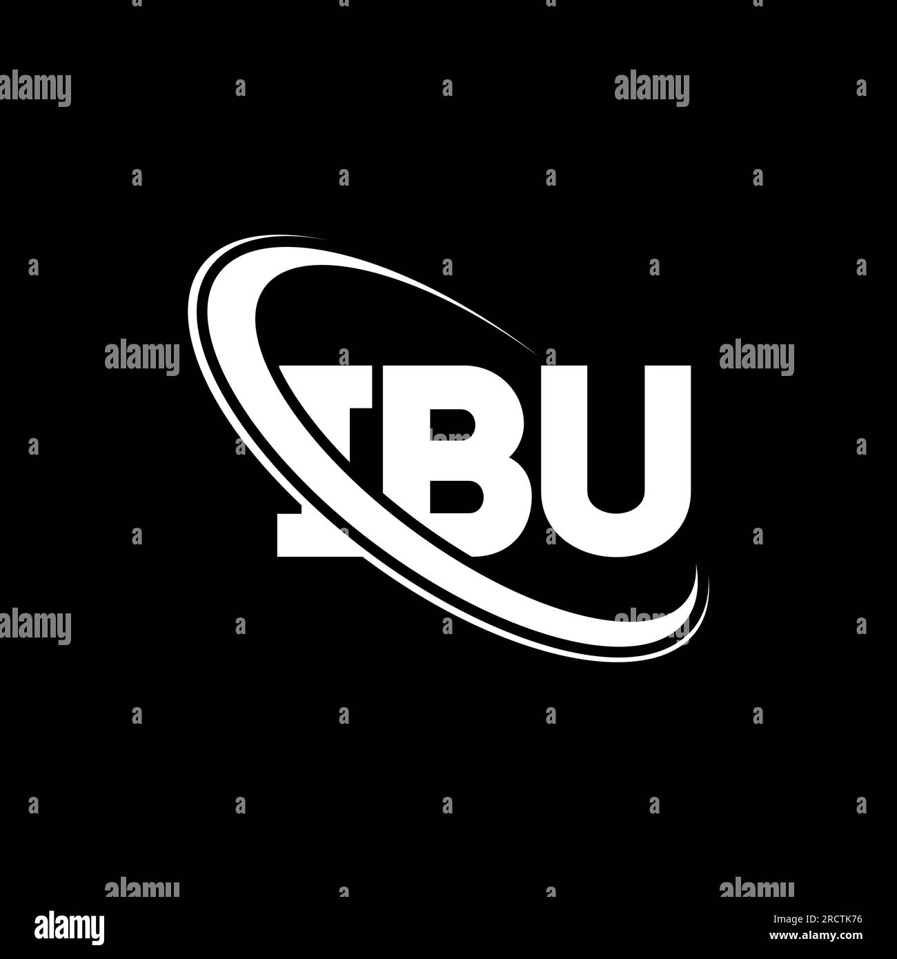 IBU logo. IBU letter. IBU letter logo design. Initials IBU logo linked ...
