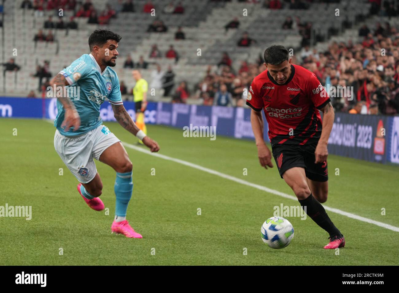 Curitiba, Brazil. 16th July, 2023. Lucas Esquivel and Cauly during ...