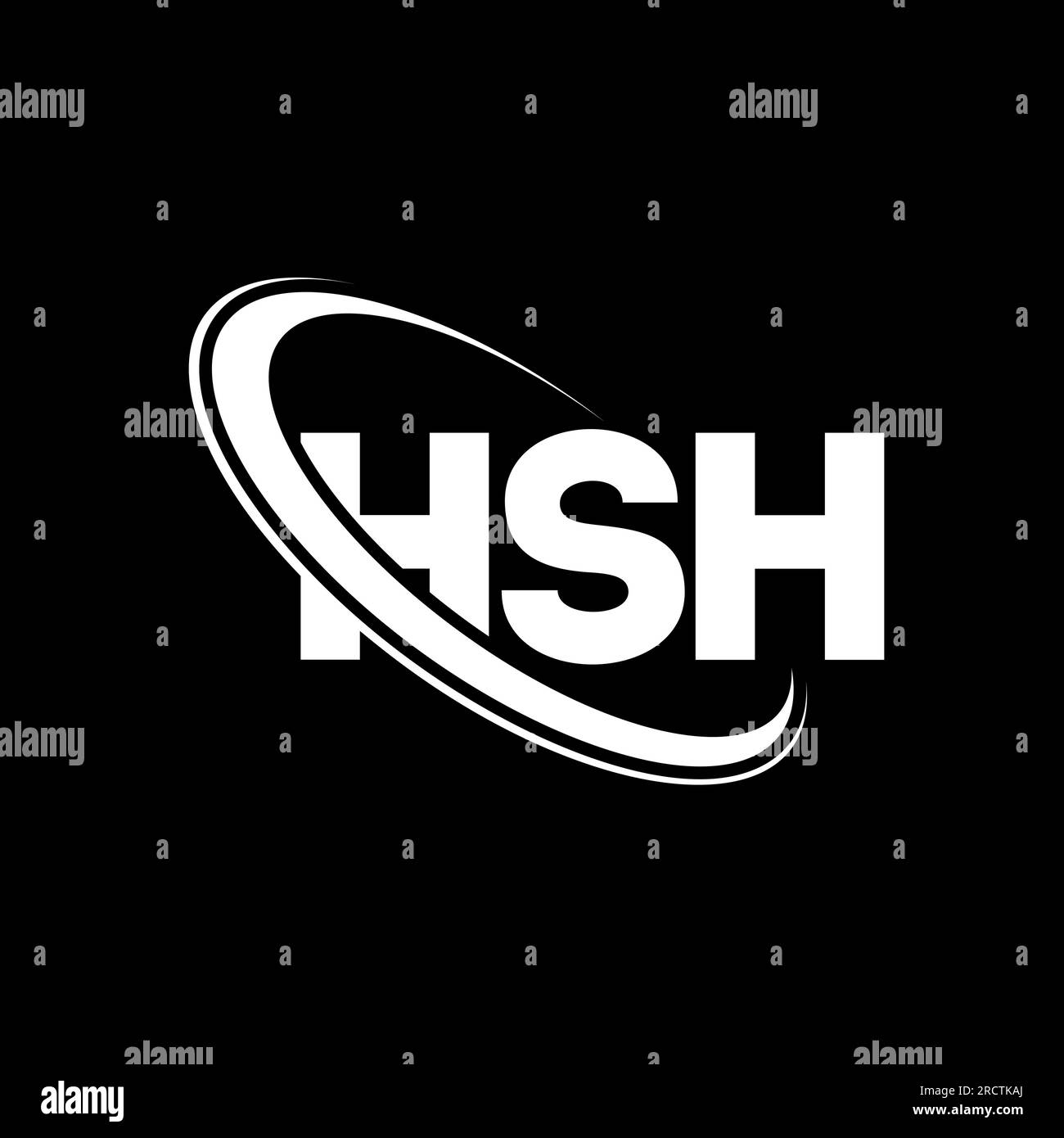 HSH logo. HSH letter. HSH letter logo design. Initials HSH logo linked ...