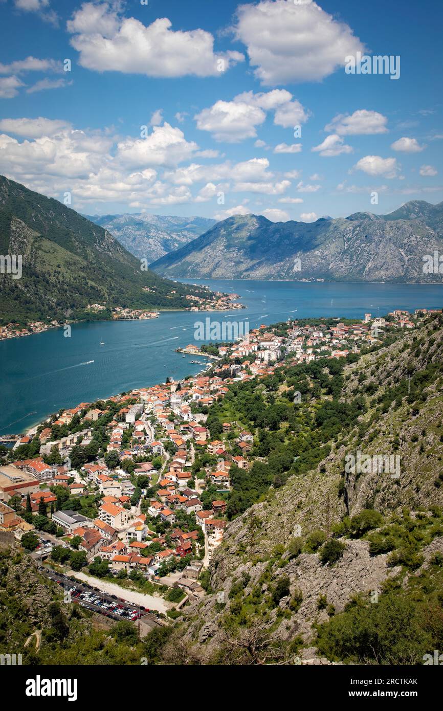 Surrounded by water the old town of kotor hi-res stock photography and ...