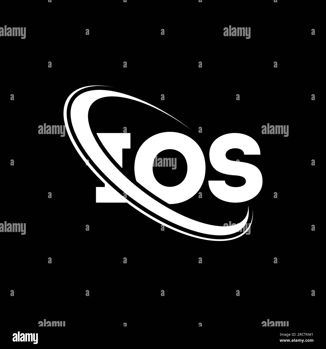 IOS logo. IOS letter. IOS letter logo design. Initials IOS logo linked ...