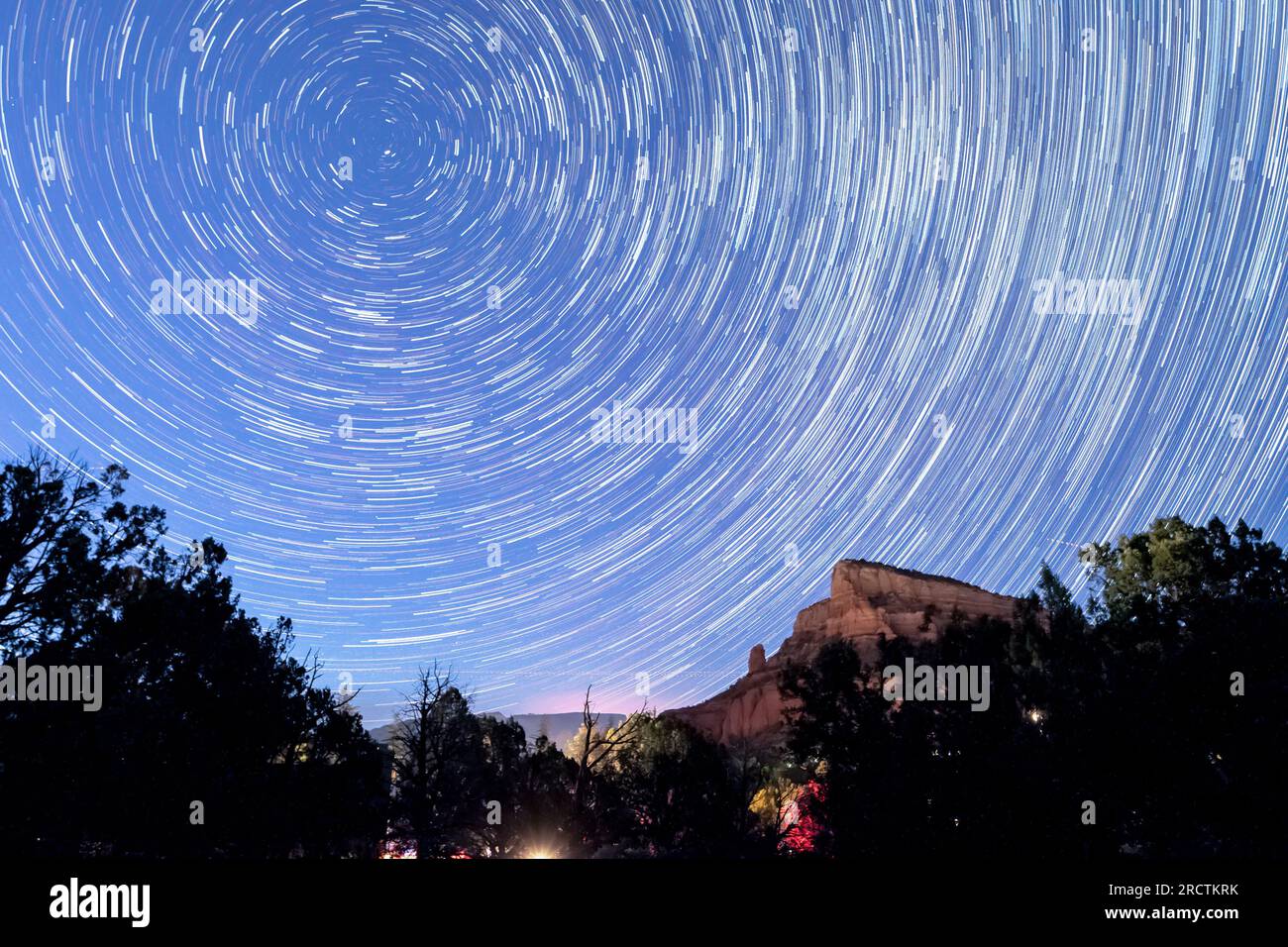 The Stars Appear Over The Mountains Of Sedona, Arizona Stock Photo - Alamy