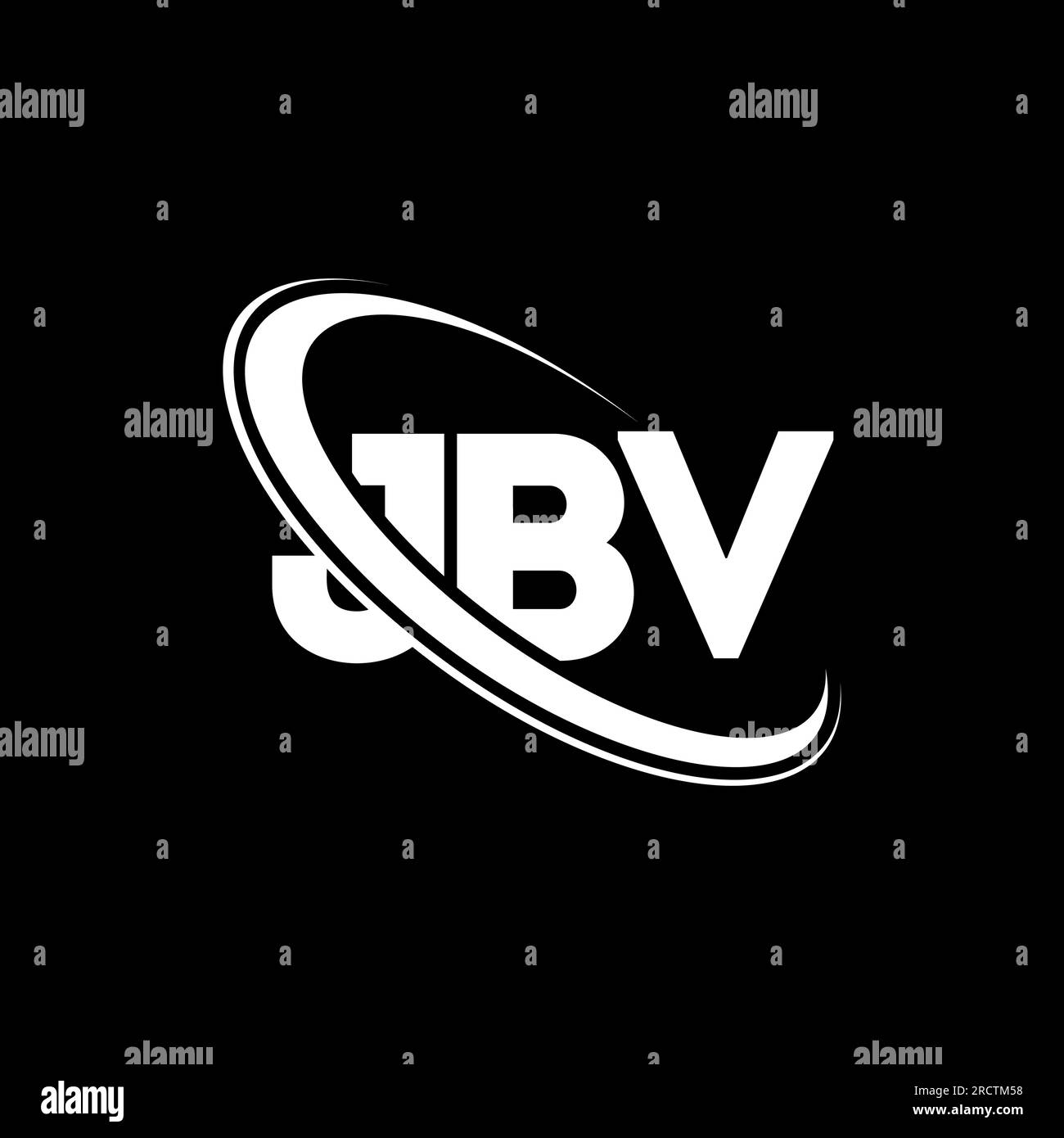 Jbv logo design Stock Vector Images - Alamy