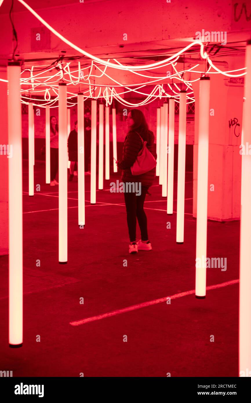 Dark Spectrum, Vivid, Sydney, Australia Stock Photo - Alamy