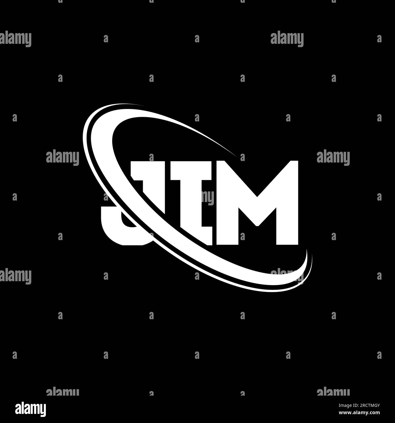 JIM logo. JIM letter. JIM letter logo design. Initials JIM logo linked ...