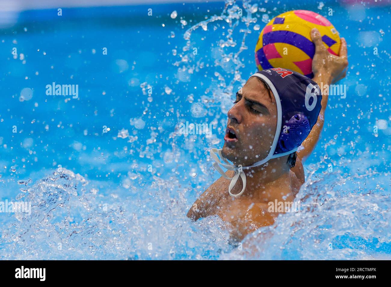 World aquatics championships 2023 men waterpolo hi-res stock ...