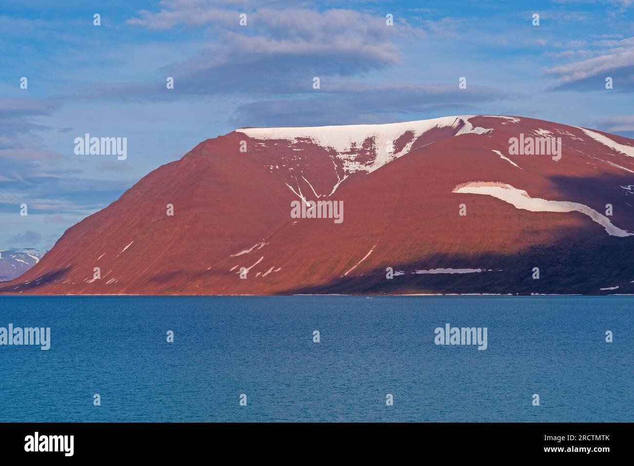 Dramatic Colors in the Evening Light on a Barren Arctic Island in the ...