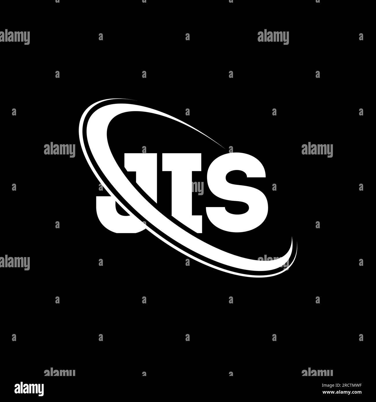 JIS logo. JIS letter. JIS letter logo design. Initials JIS logo linked with circle and uppercase ...