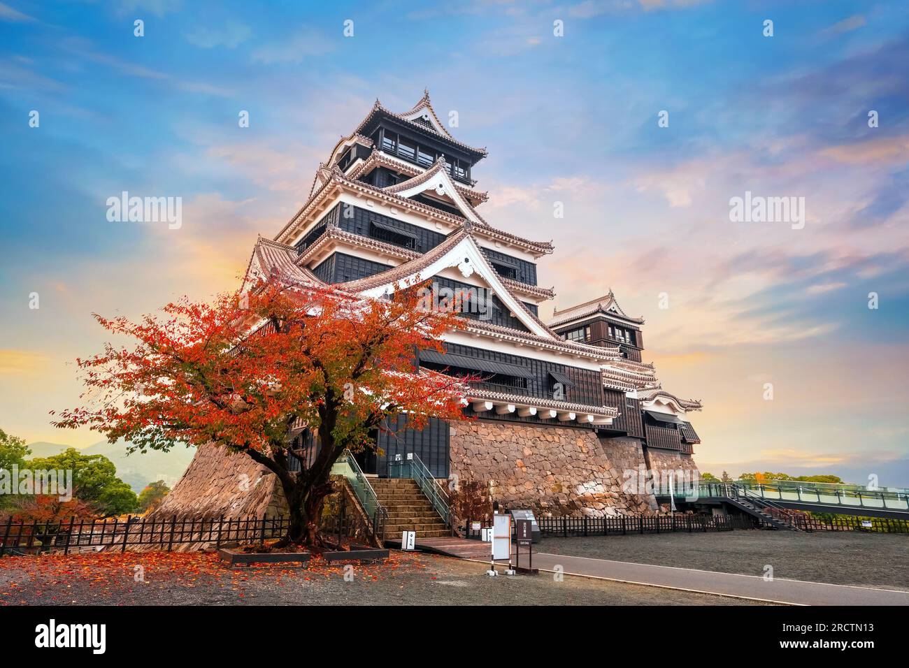 Kumamoto, Japan - Nov 23 2022: Kumamoto Castle's history dates to 1467 ...