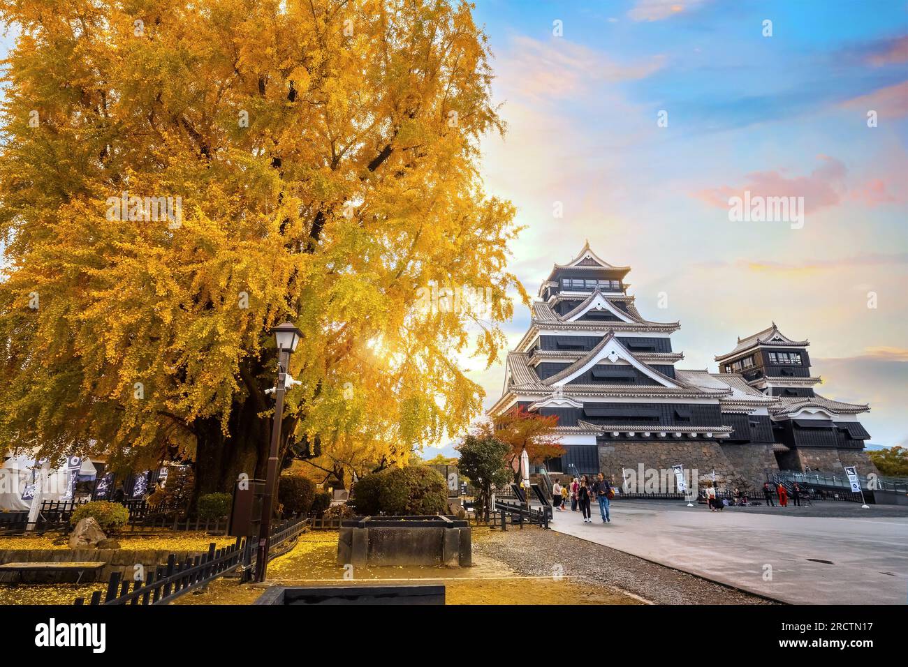 Kumamoto, Japan - Nov 23 2022: Kumamoto Castle's history dates to 1467 ...