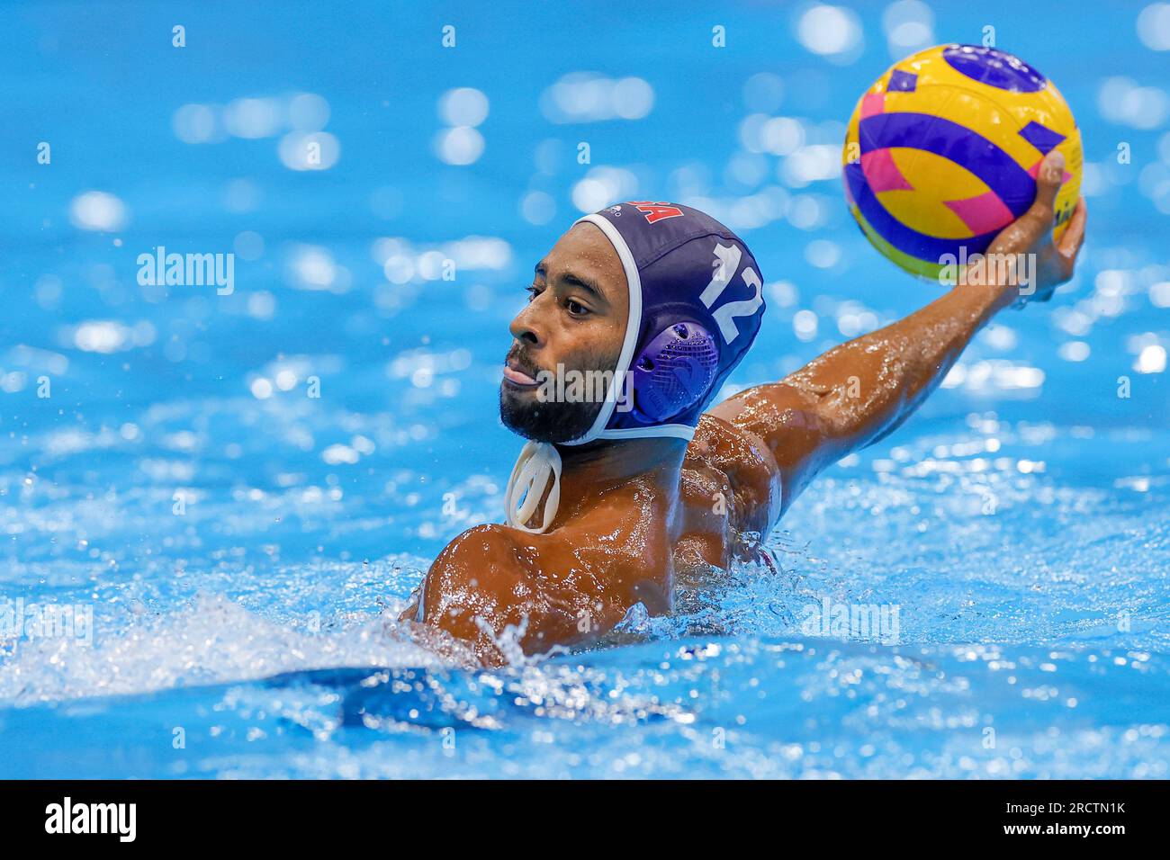 World aquatics championships 2023 men waterpolo hi-res stock ...