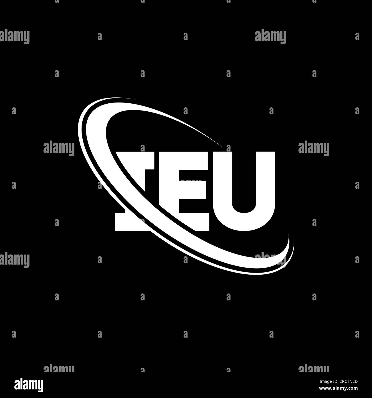 Ieu logo design Stock Vector Images - Alamy