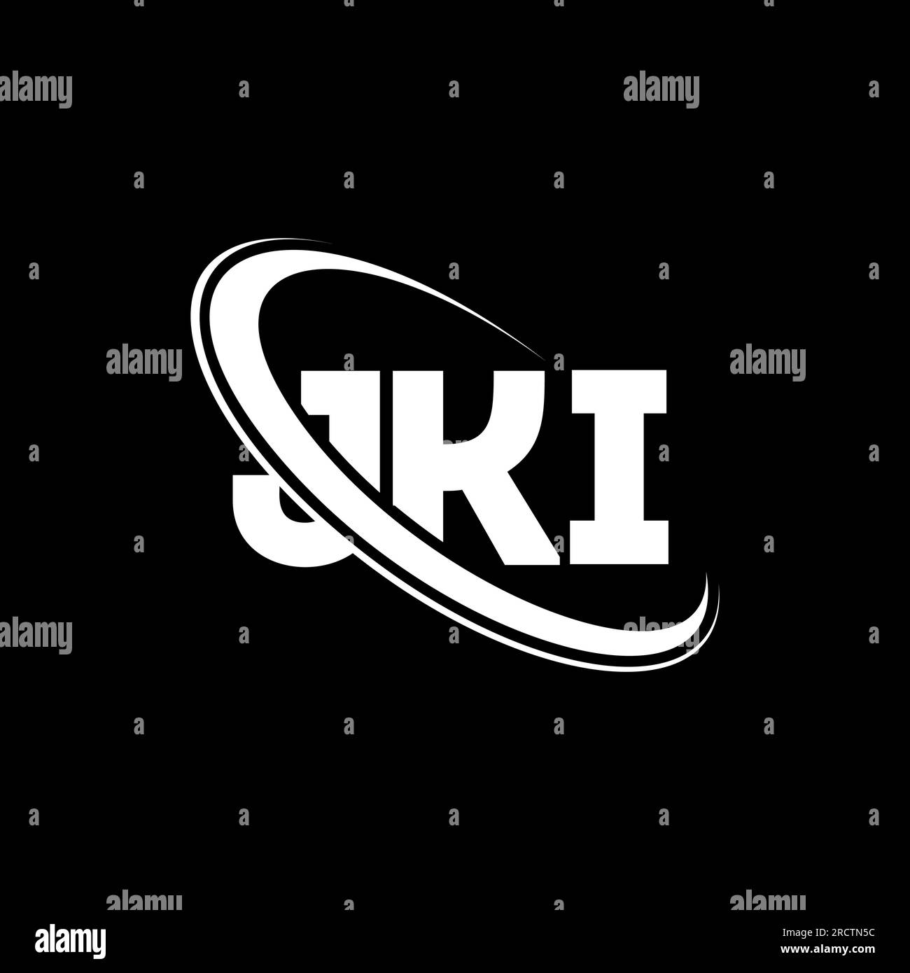 JKI logo. JKI letter. JKI letter logo design. Initials JKI logo linked ...