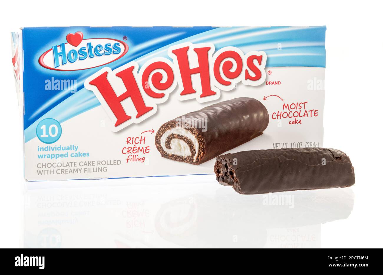 Winneconne, WI - 15 July 2023: A package of Hostess Ho hos food on an ...
