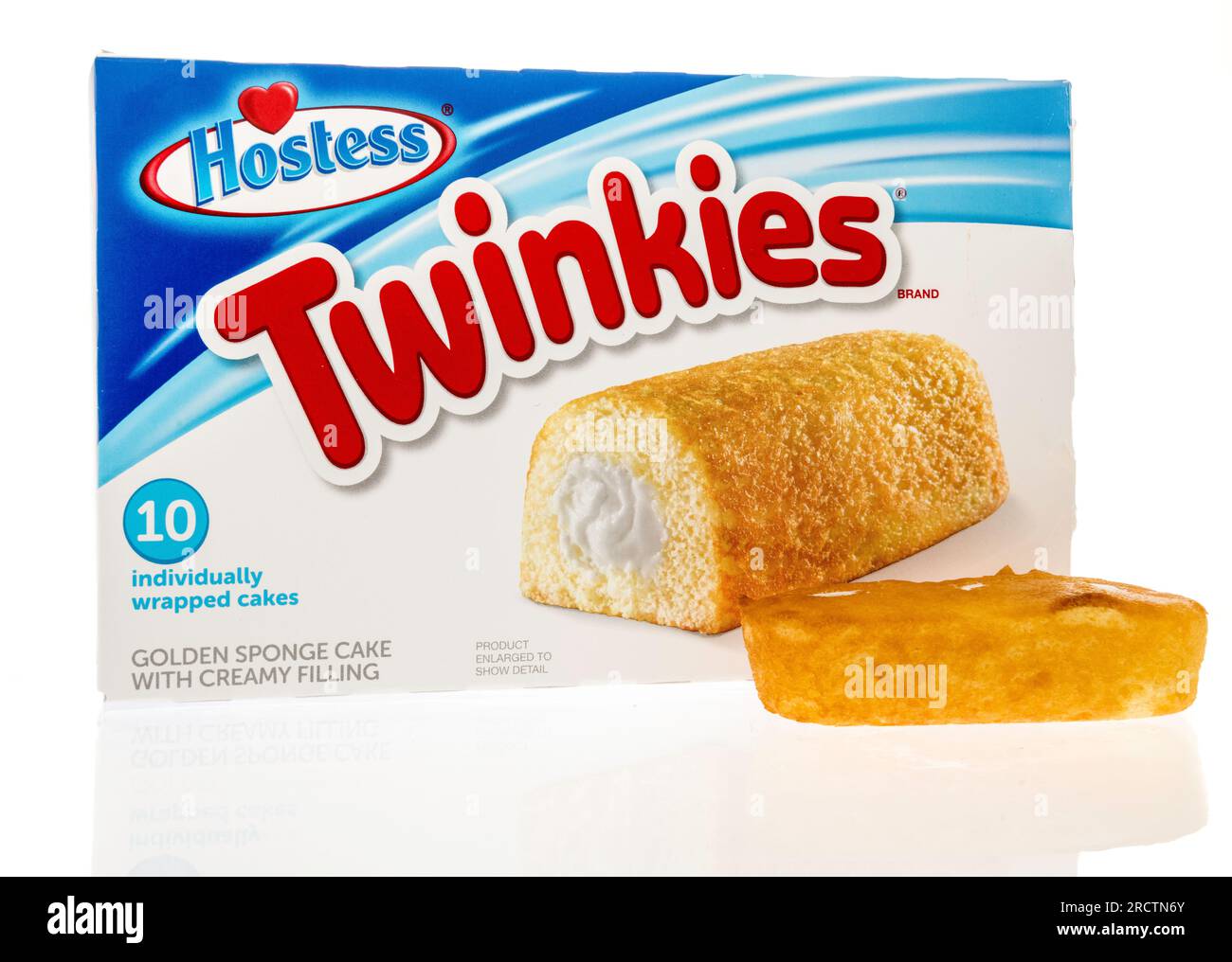 Winneconne, WI - 15 July 2023: A package of Hostess Twinkies food on an ...