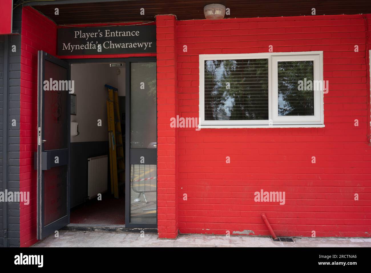 Players Entrance, Wrexham Football Club, Stadium, Racecourse Ground ...