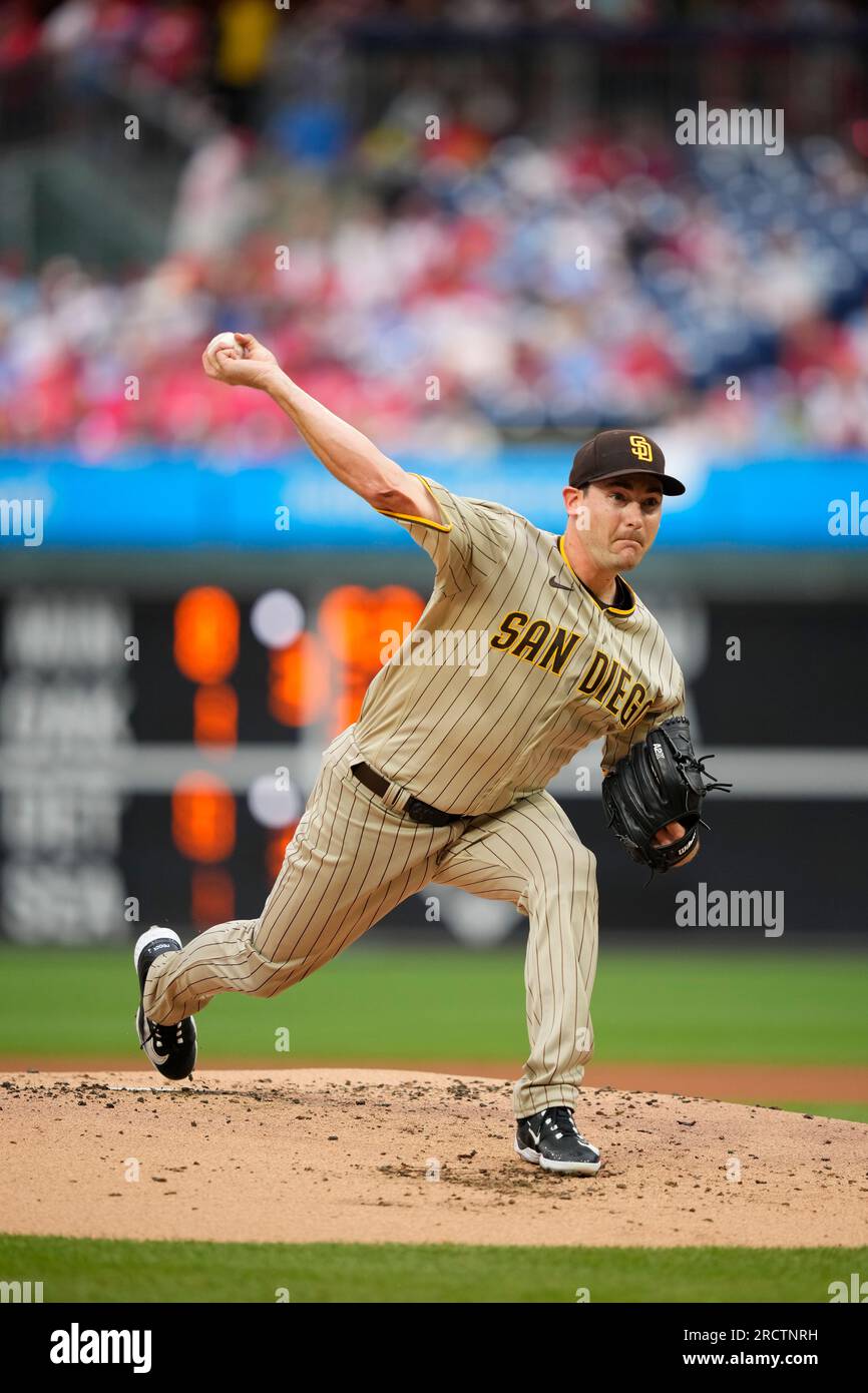 San Diego Padres' Seth Lugo plays during a baseball game, Sunday, July ...