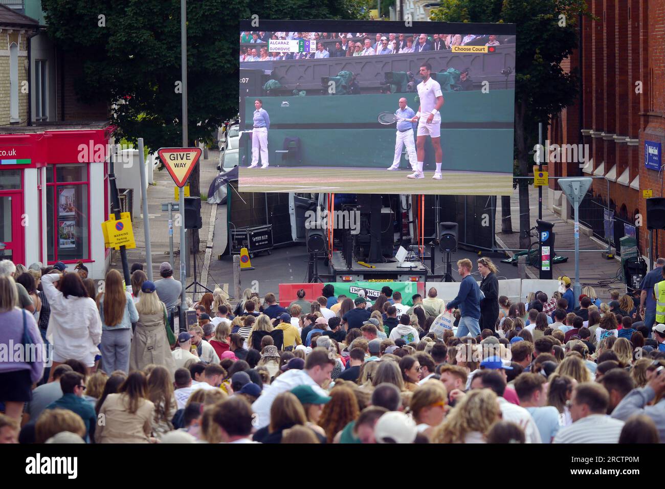 Wimbledon men's final 2023 hi-res stock photography and images - Alamy