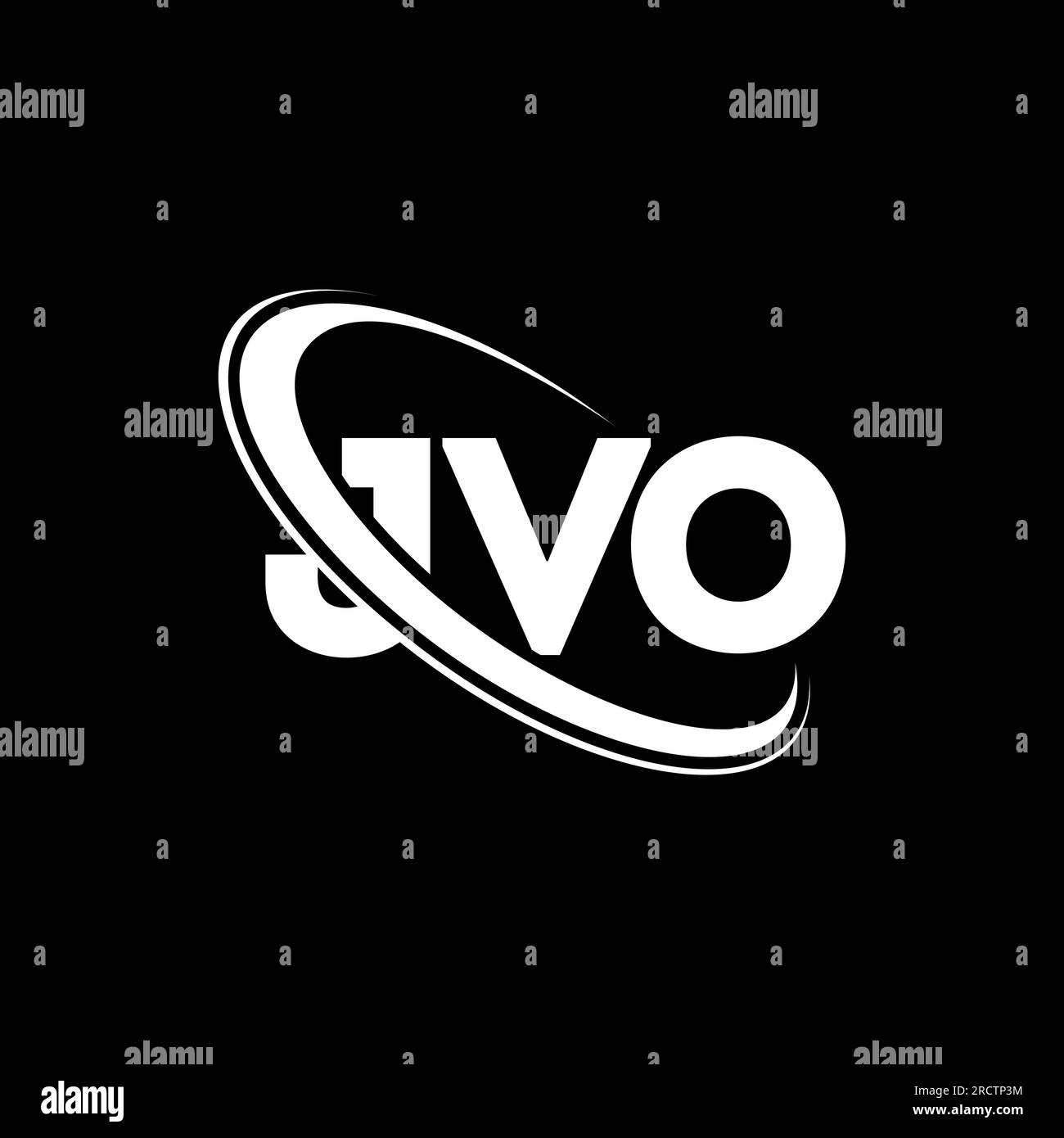 JVO logo. JVO letter. JVO letter logo design. Initials JVO logo linked ...