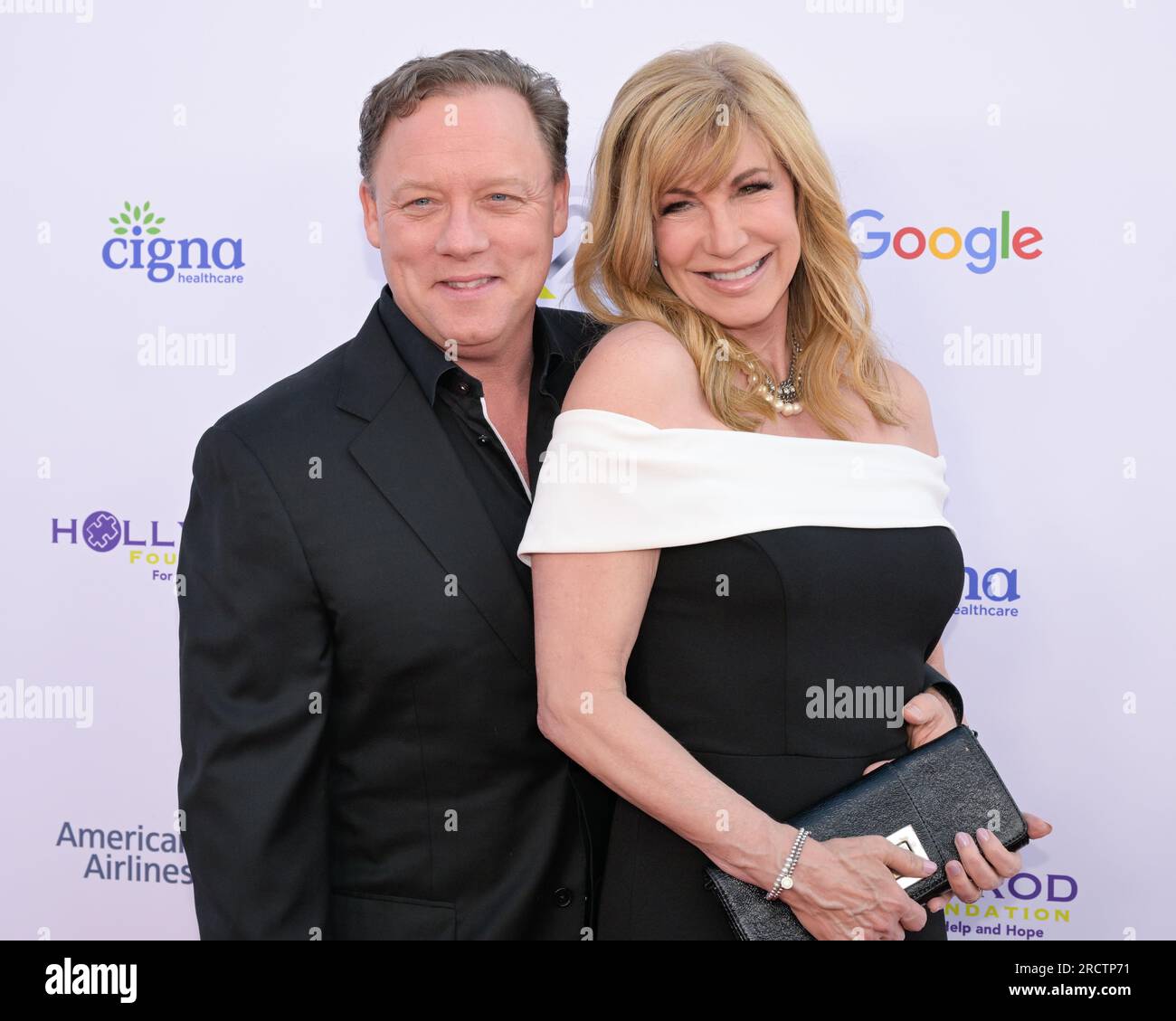Los Angeles, California, USA. 15th July, 2023. Steven Fenton and Leeza ...