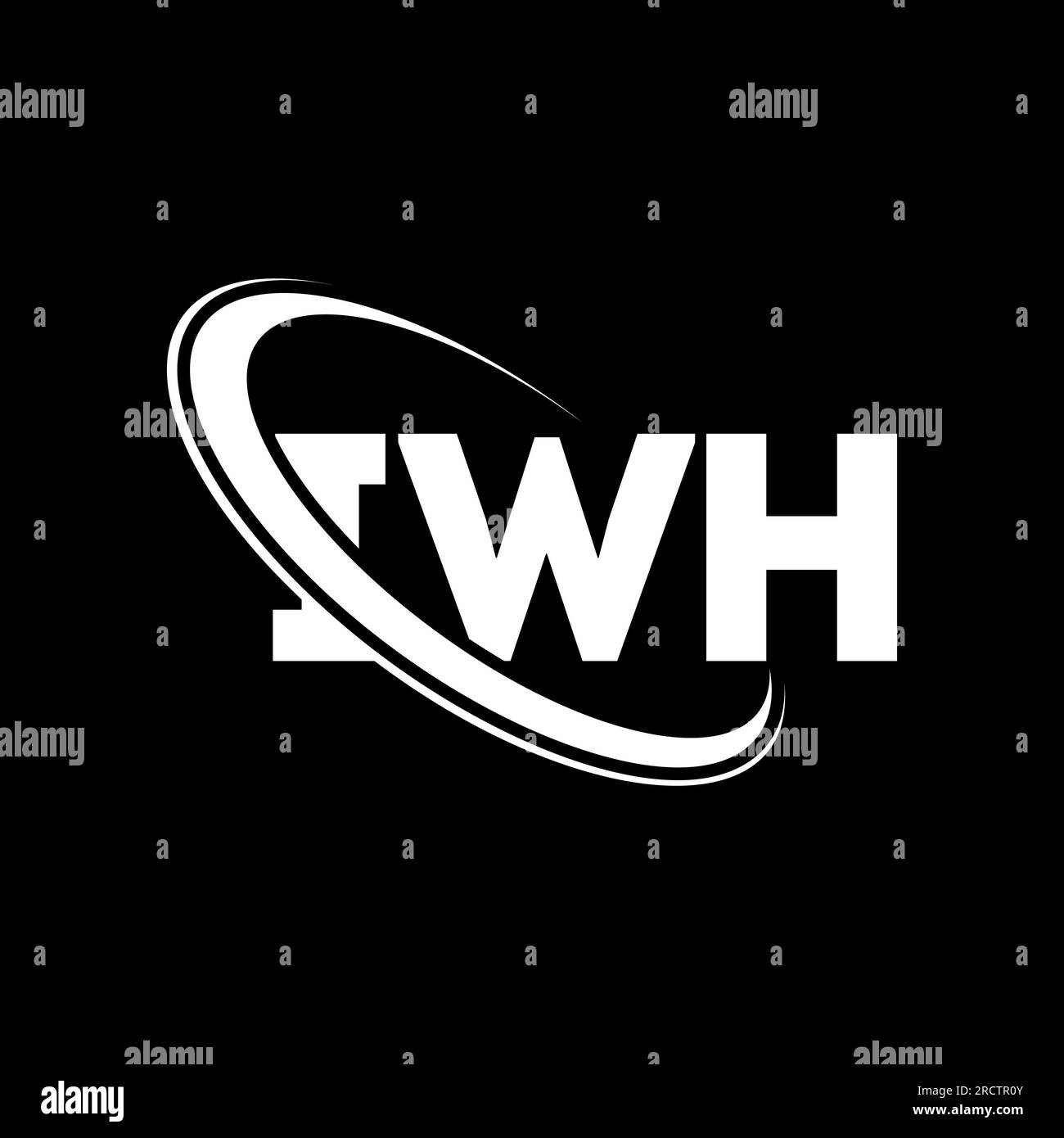 Iwh logo design hi-res stock photography and images - Alamy