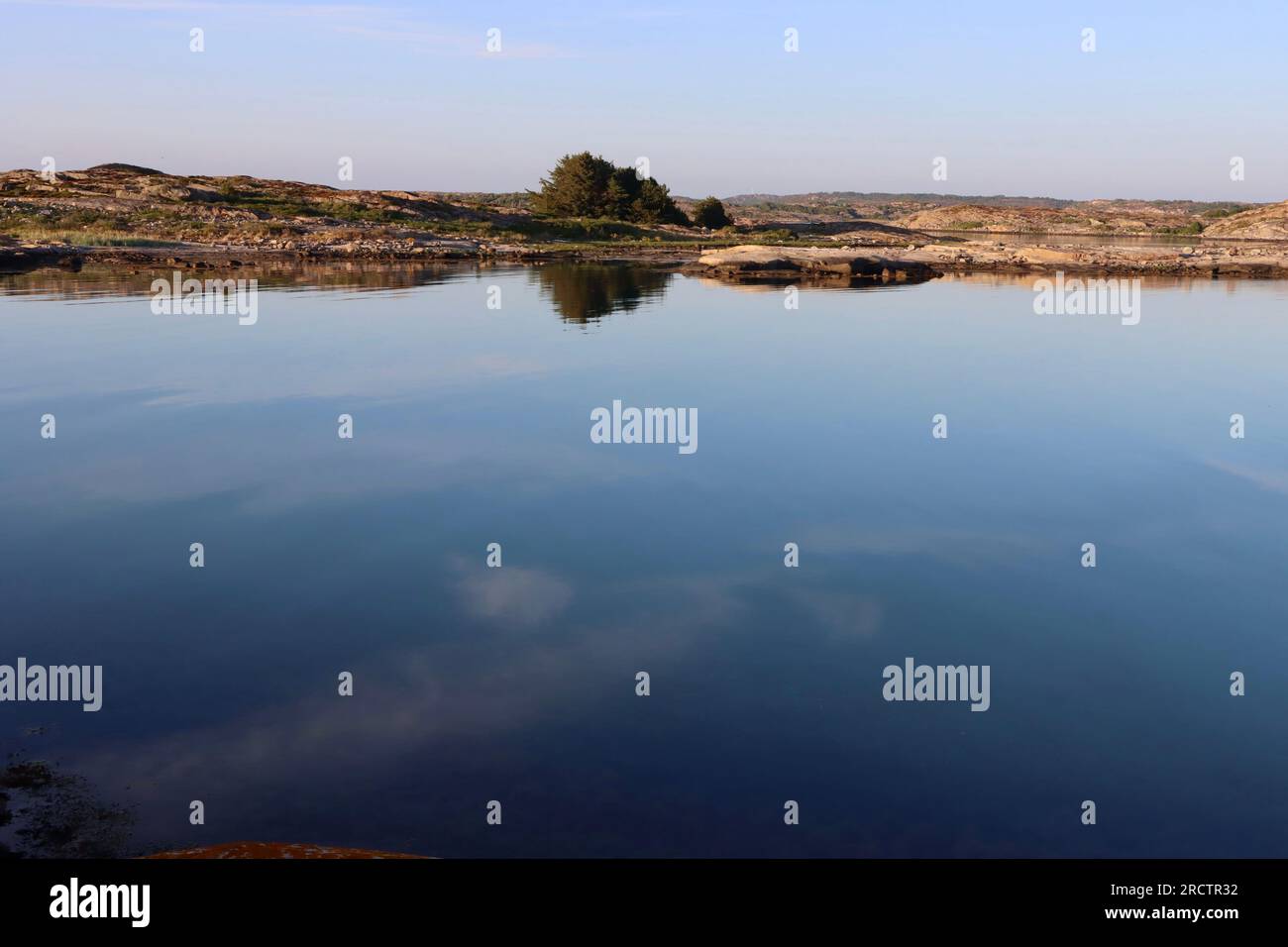 Rock formations on island in Fjällbacka archipelago on the western ...