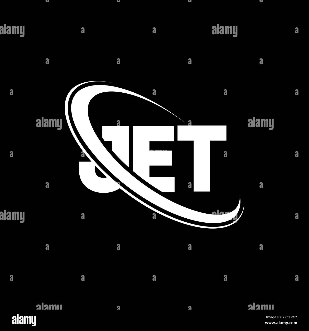 JET logo. JET letter. JET letter logo design. Initials JET logo linked ...