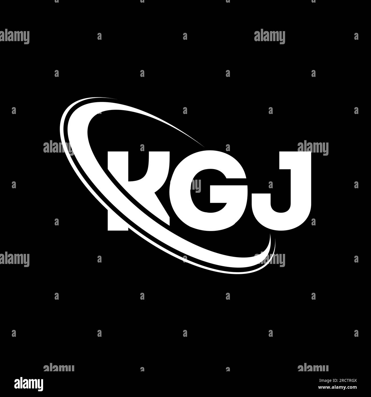 Kgj logo design hi-res stock photography and images - Alamy