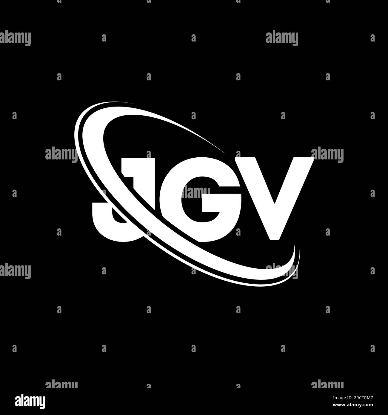 JGV logo. JGV letter. JGV letter logo design. Initials JGV logo linked ...